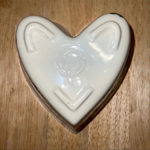 Accents | Vintage Hartstone Usa 1988 Pottery Heart Shaped Bowl | Poshmark